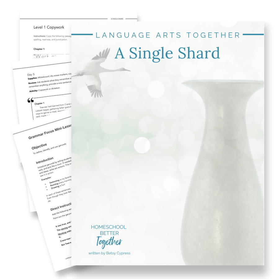 A Single Shard Language Arts Together – Homeschool Better Together