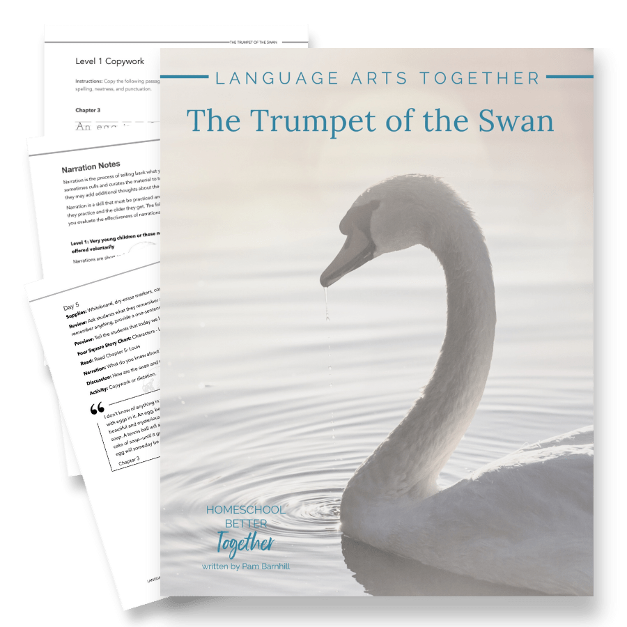 The Trumpet of the Swan Language Arts Together – Homeschool Better Together
