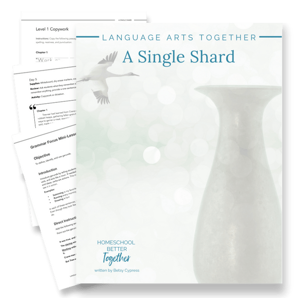 A Single Shard Language Arts Together – Homeschool Better Together