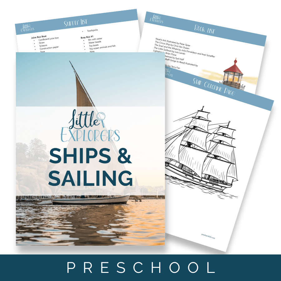 Ships & Sailing Little Explorers – Homeschool Better Together